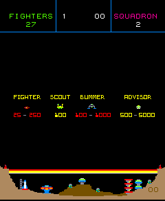 Screenshot of Colony 7 (Arcade, 1981) - MobyGames