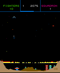Screenshot of Colony 7 (Arcade, 1981) - MobyGames