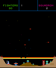 Screenshot of Colony 7 (Arcade, 1981) - MobyGames