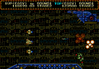 Screenshot of Zero Wing (Genesis, 1989) - MobyGames