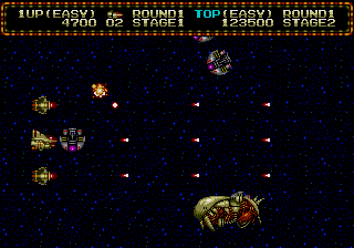 Screenshot of Zero Wing (Genesis, 1989) - MobyGames