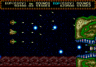 Screenshot of Zero Wing (Genesis, 1989) - MobyGames