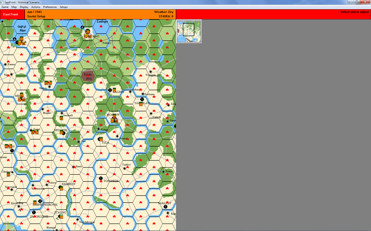 Screenshot of Computer EastFront (Windows, 1992) - MobyGames