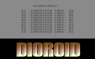 Screenshot of Dioroid (Commodore 64, 1995) - MobyGames