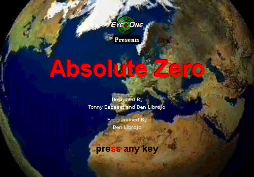 Absolute Zero (1998) - MobyGames