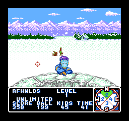 Screenshot of Ski or Die (NES, 1990) - MobyGames