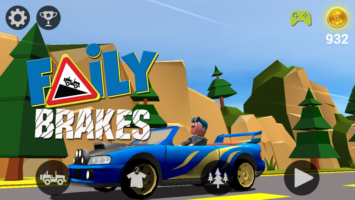 Screenshot of Faily Brakes (Android, 2016) - MobyGames