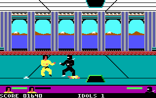 Screenshot of Ninja (DOS, 1986) - MobyGames