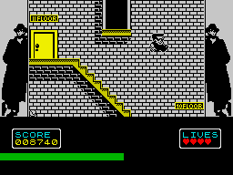 Screenshot of Hudson Hawk (ZX Spectrum, 1991) - MobyGames