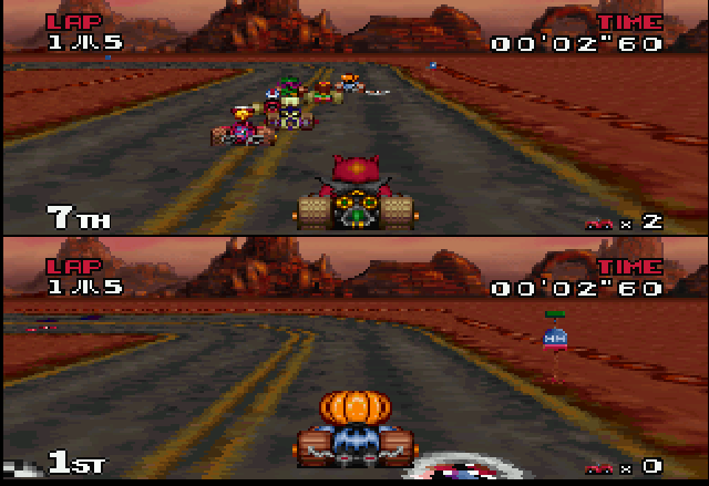 Screenshot of Atari Karts (Jaguar, 1995) - MobyGames