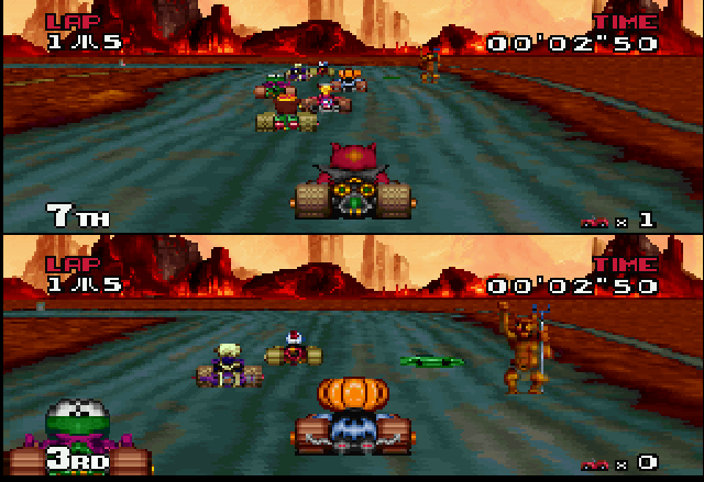 Screenshot of Atari Karts (Jaguar, 1995) - MobyGames