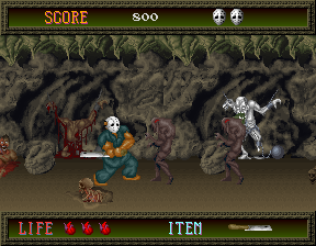 Screenshot of Splatterhouse (Arcade, 1988) - MobyGames