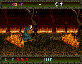 Screenshot of Splatterhouse (Arcade, 1988) - MobyGames