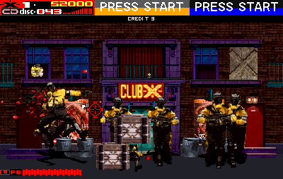 Screenshot of Revolution X (Arcade, 1994) - MobyGames