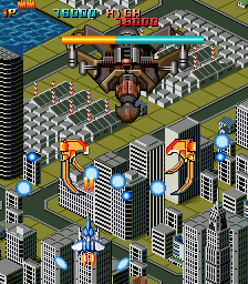Screenshot of Air Attack (Arcade, 1996) - MobyGames