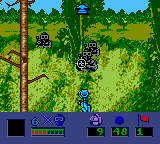 Screenshot of Ultimate Paintball (Game Boy Color, 2000) - MobyGames