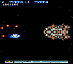 Screenshot of Gradius III (SNES, 1989) - MobyGames