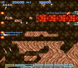 Screenshot of Gradius III (SNES, 1989) - MobyGames