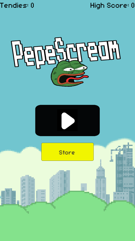 Screenshot of Pepe Scream (Android, 2017) - MobyGames