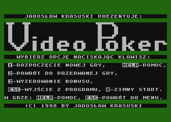 Video Poker (1998) - MobyGames