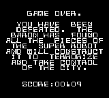 Screenshot of Metal Masters (Game Boy, 1990) - MobyGames