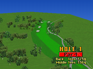 Screenshot of Pebble Beach no Hatō Plus (PlayStation, 1996) - MobyGames