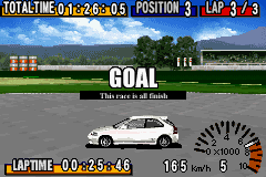 Screenshot of GT Advance Championship Racing (Game Boy Advance, 2001 ...