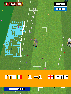 Screenshot of Real Soccer 2007 3D (J2ME, 2007) - MobyGames