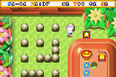 Screenshot of Bomberman Max 2: Blue Advance (Game Boy Advance, 2002 ...