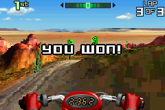 Screenshot of ATV: Thunder Ridge Riders (Game Boy Advance, 2006 ...
