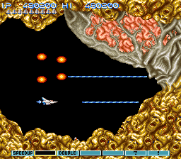 Screenshot of Gradius III (SNES, 1989) - MobyGames