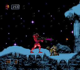 Screenshot of Doom Troopers: Mutant Chronicles (SNES, 1995) - MobyGames