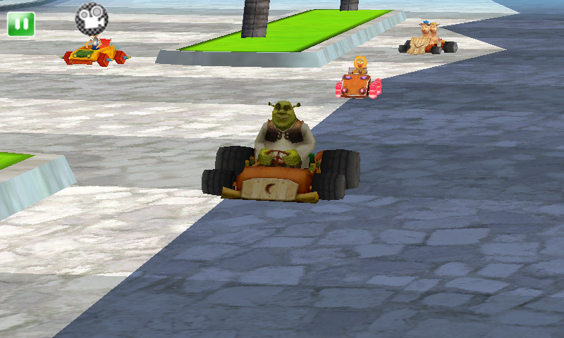 Screenshot of Shrek Kart (Android, 2009) - MobyGames