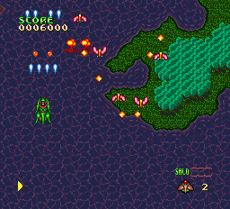Screenshot of Cyber-core (TurboGrafx-16, 1990) - MobyGames