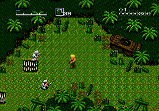 Screenshot of Caliber.50 (Genesis, 1989) - MobyGames