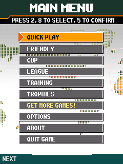 Screenshot of 2006 Real Soccer 3D (J2ME, 2006) - MobyGames