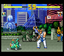 Screenshot of Fatal Fury Special (SNES, 1993) - MobyGames