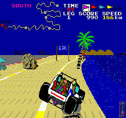 Screenshot of Speed Buggy (Arcade, 1985) - MobyGames
