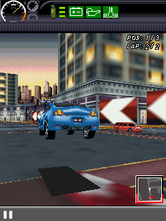 Screenshot of The Fast and the Furious: Fugitive 3D (J2ME, 2007) - MobyGames