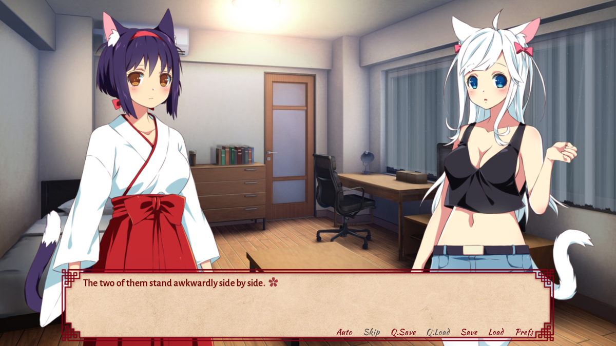 Screenshot of Sakura Shrine Girls (Windows, 2016) - MobyGames