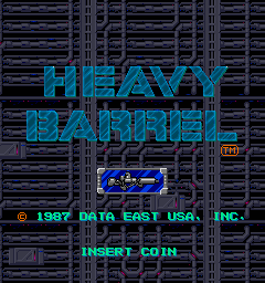 Screenshot of Heavy Barrel (Arcade, 1987) - MobyGames