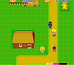 Screenshot of Ninja Princess (Arcade, 1985) - MobyGames