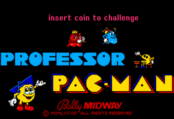 Professor Pac-Man (1983) - MobyGames