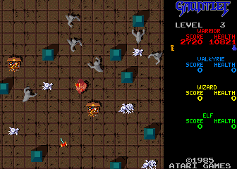 Screenshot of Gauntlet (Arcade, 1985) - MobyGames