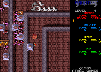 Screenshot of Gauntlet (Arcade, 1985) - MobyGames