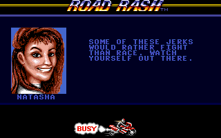 Screenshot of Road Rash (Amiga, 1991) - MobyGames