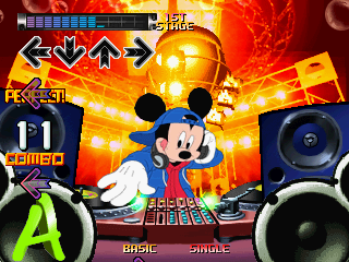Screenshot of Dance Dance Revolution: Disney Mix (PlayStation, 2000 ...