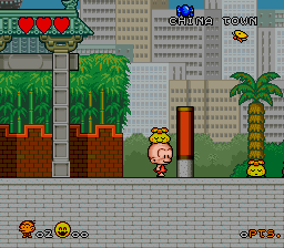 Screenshot of Super Bonk (SNES, 1994) - MobyGames