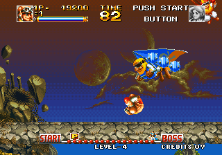 Screenshot of Top Hunter: Roddy & Cathy (Arcade, 1994) - MobyGames