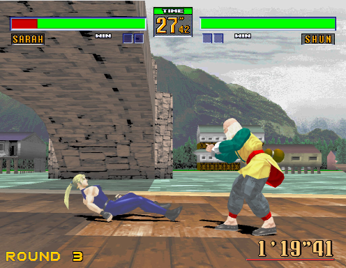 Screenshot of Virtua Fighter 2 (Arcade, 1994) - MobyGames